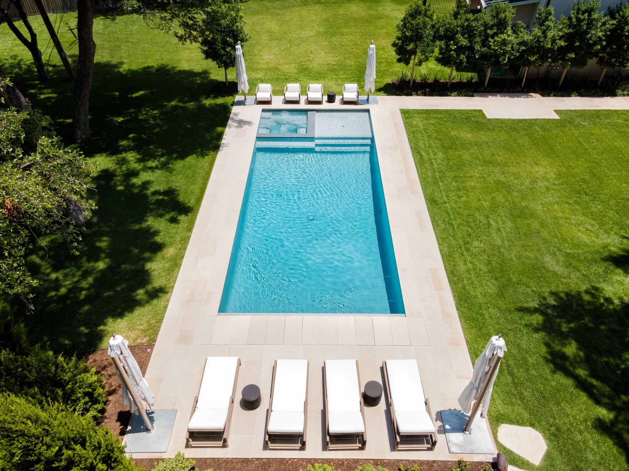 Pemberton Estate Austin Texas Aqua Builders Pool Builders — AQUA BUILDERS