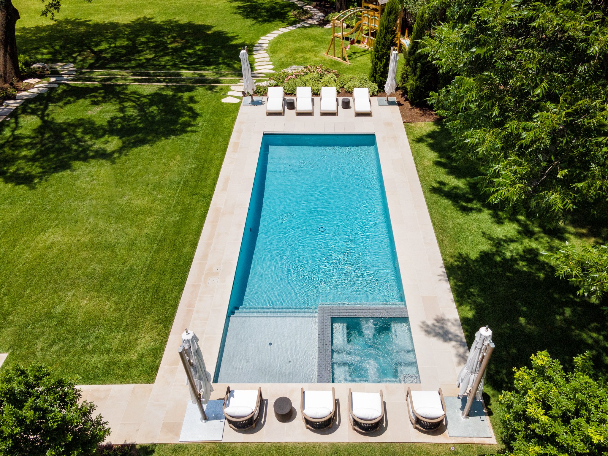 Pemberton Estate Austin Texas Aqua Builders Pool Builders — AQUA BUILDERS
