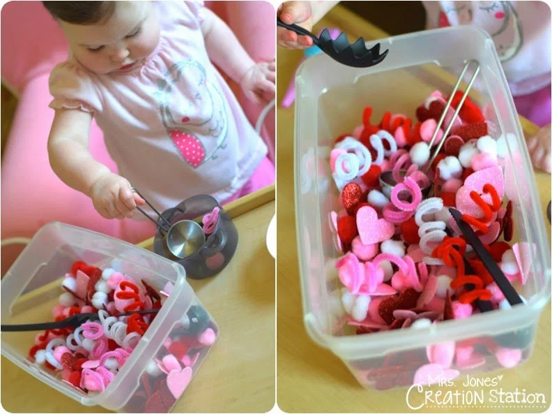 Toddler Valentine's Daycare & Preschool Craft Ideas