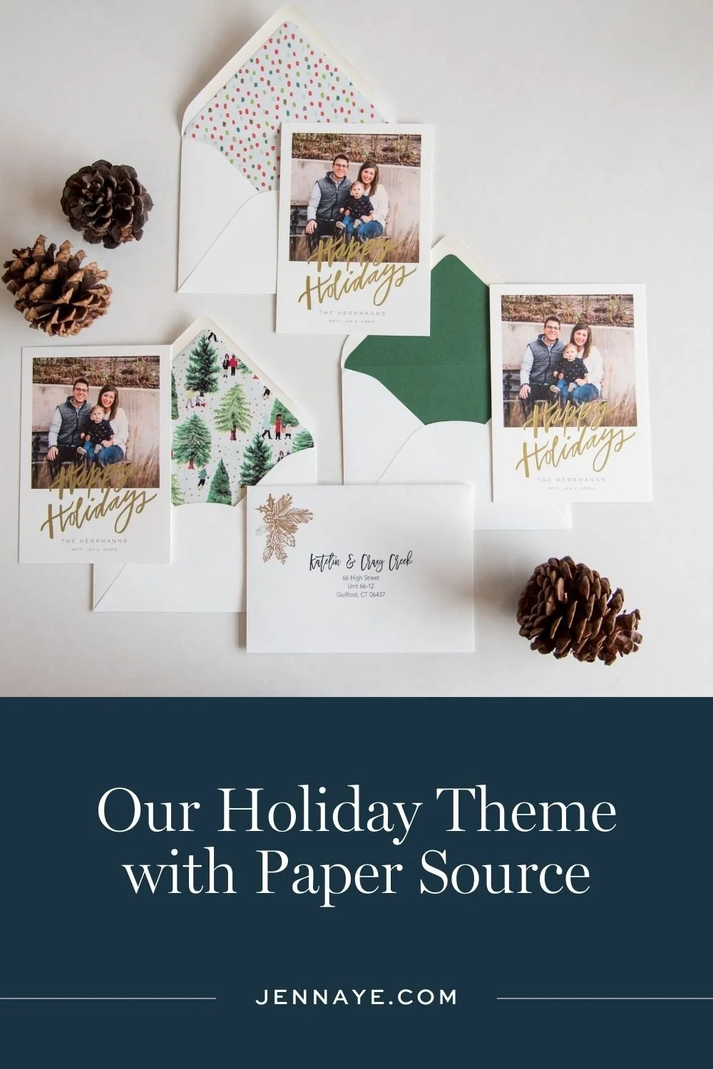 Our Holiday Theme with Paper Source