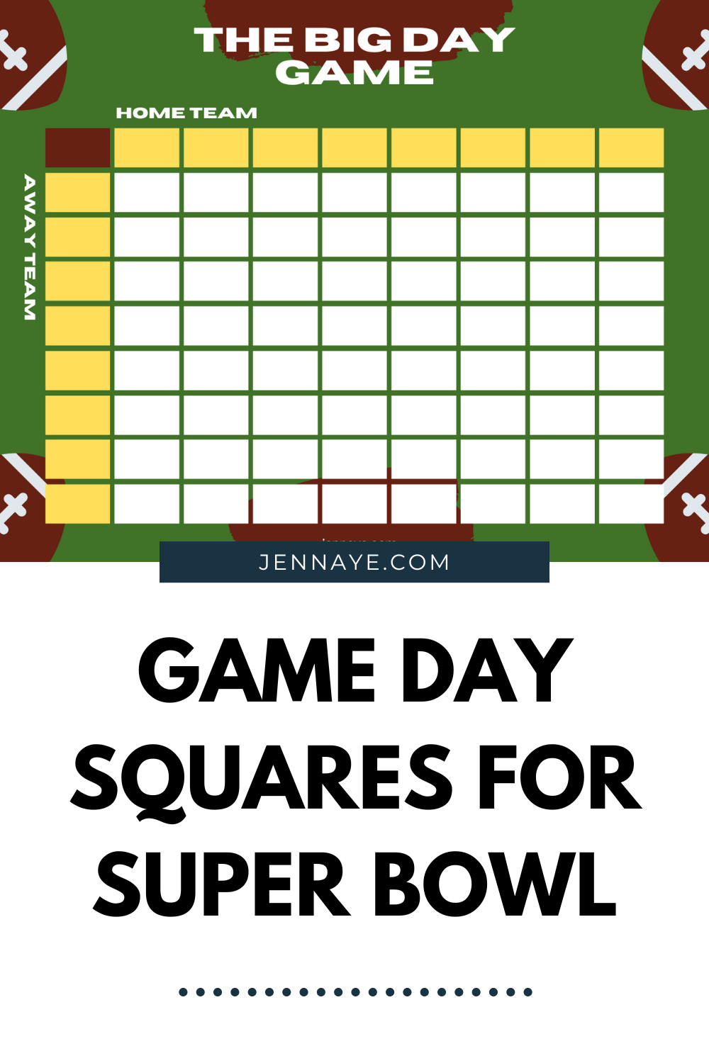 Free Super Bowl Printables: Bingo, Squares & Games for Kids