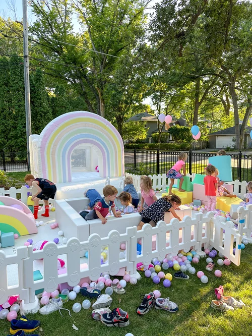 Unicorn & Rainbow Birthday Party Ideas with Luxe Play Oasis
