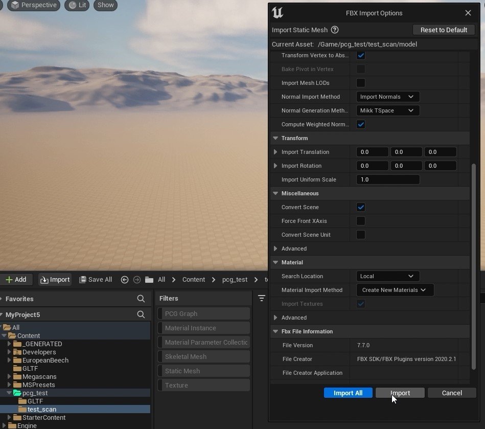 Cleaning Up 3D Scan Assets from Sketchfab in Unreal Engine 5: A ...