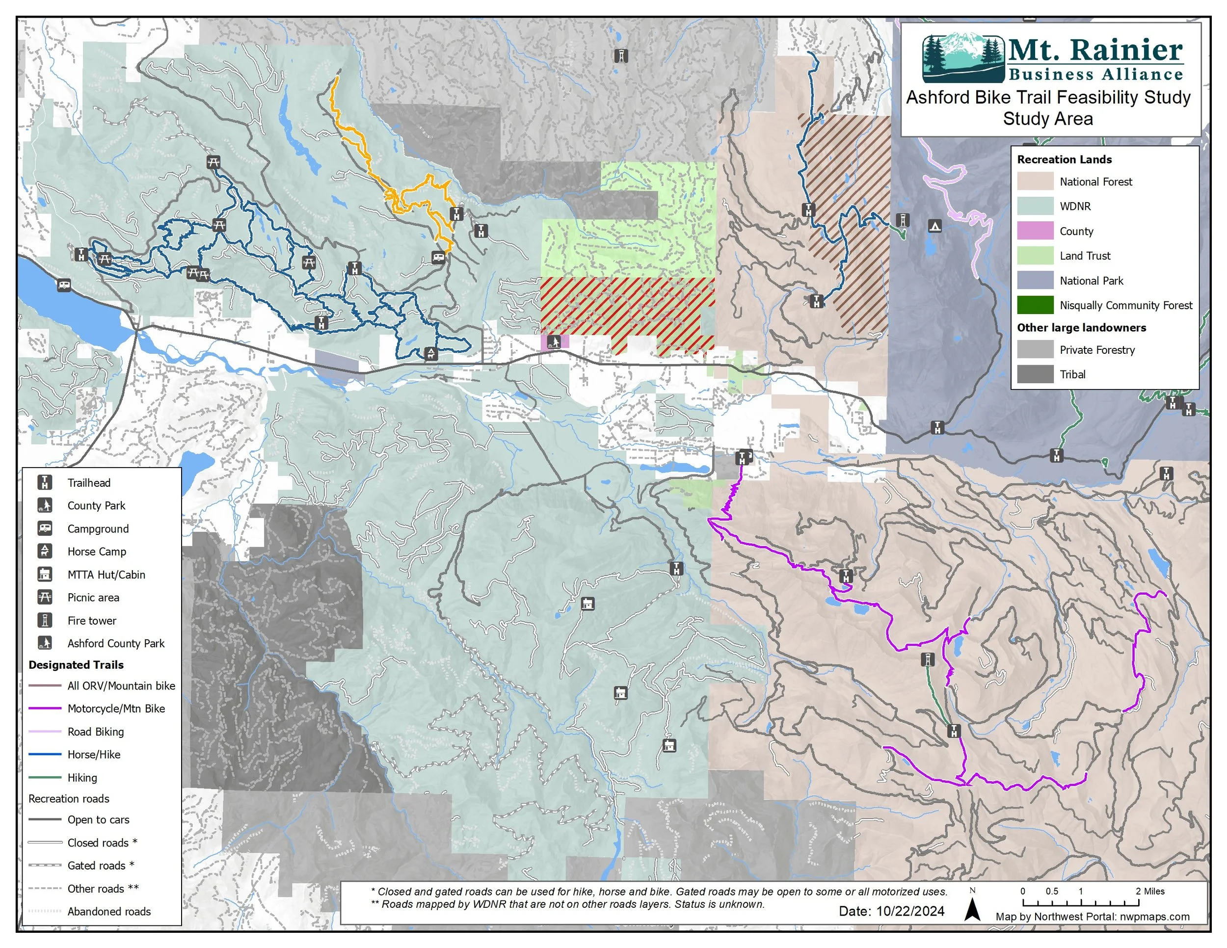 Ashford Trail Study — Northwest Portal