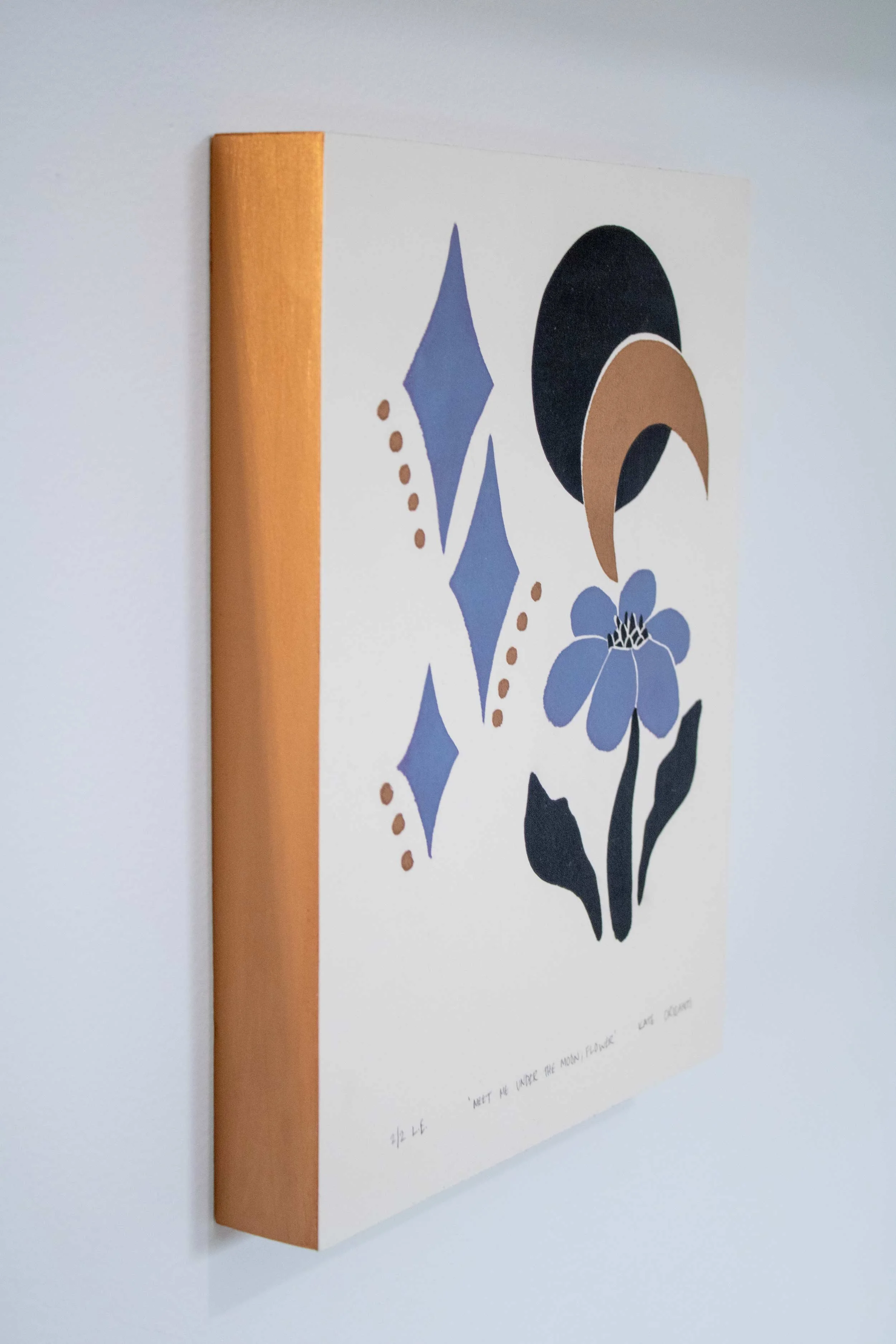 Hand Carved Eucalyptus Block Print — Kate Michelle Design