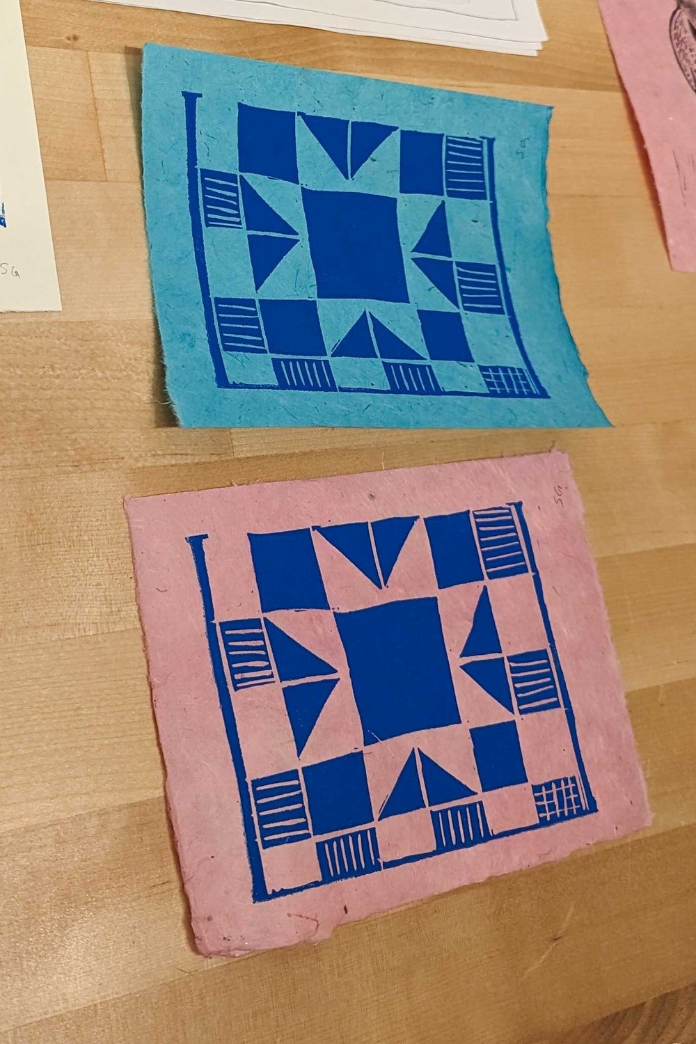 Printmaking Workshops at Makerspace — Kate Michelle Design
