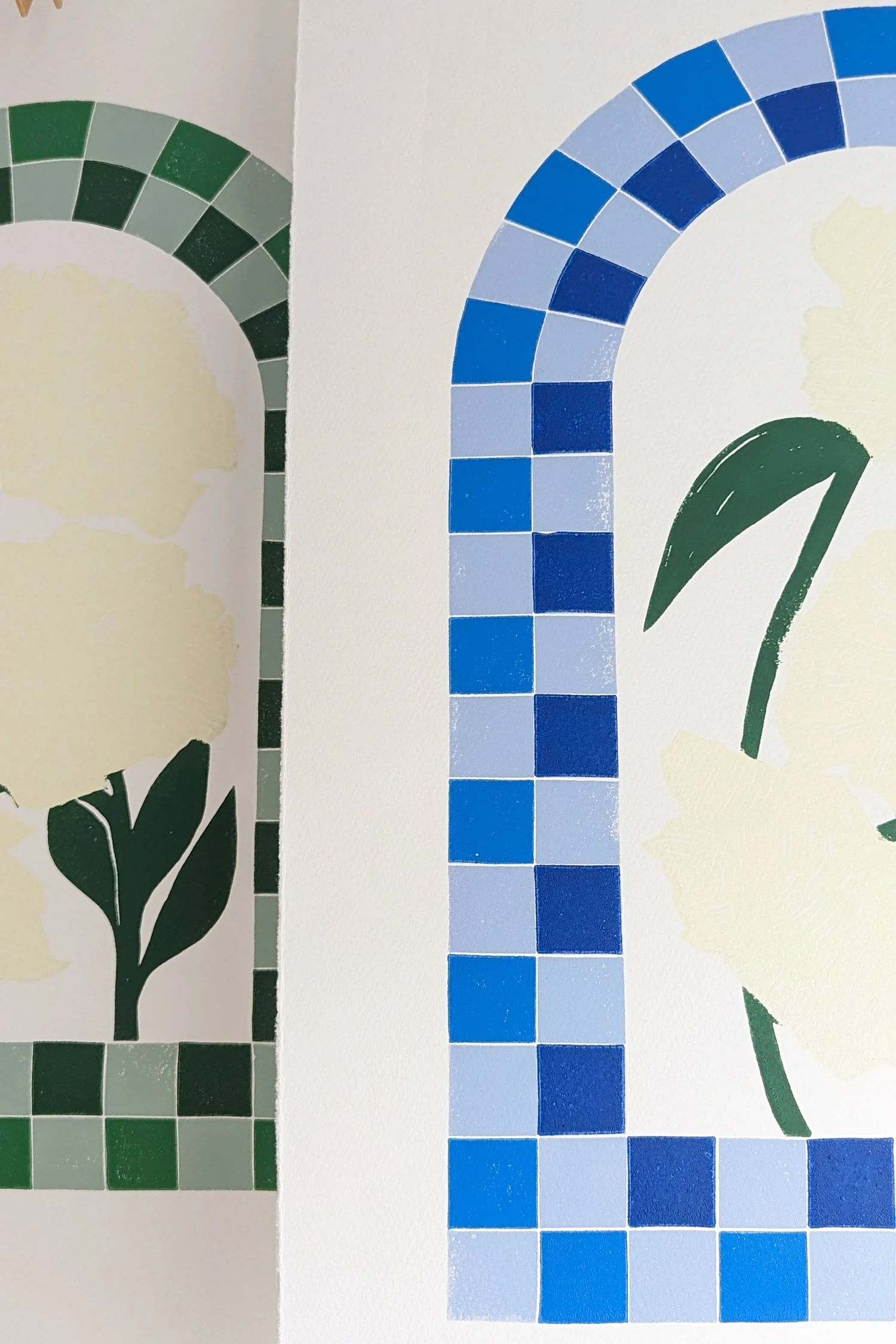 Exploring Reduction Printmaking — Kate Michelle Design
