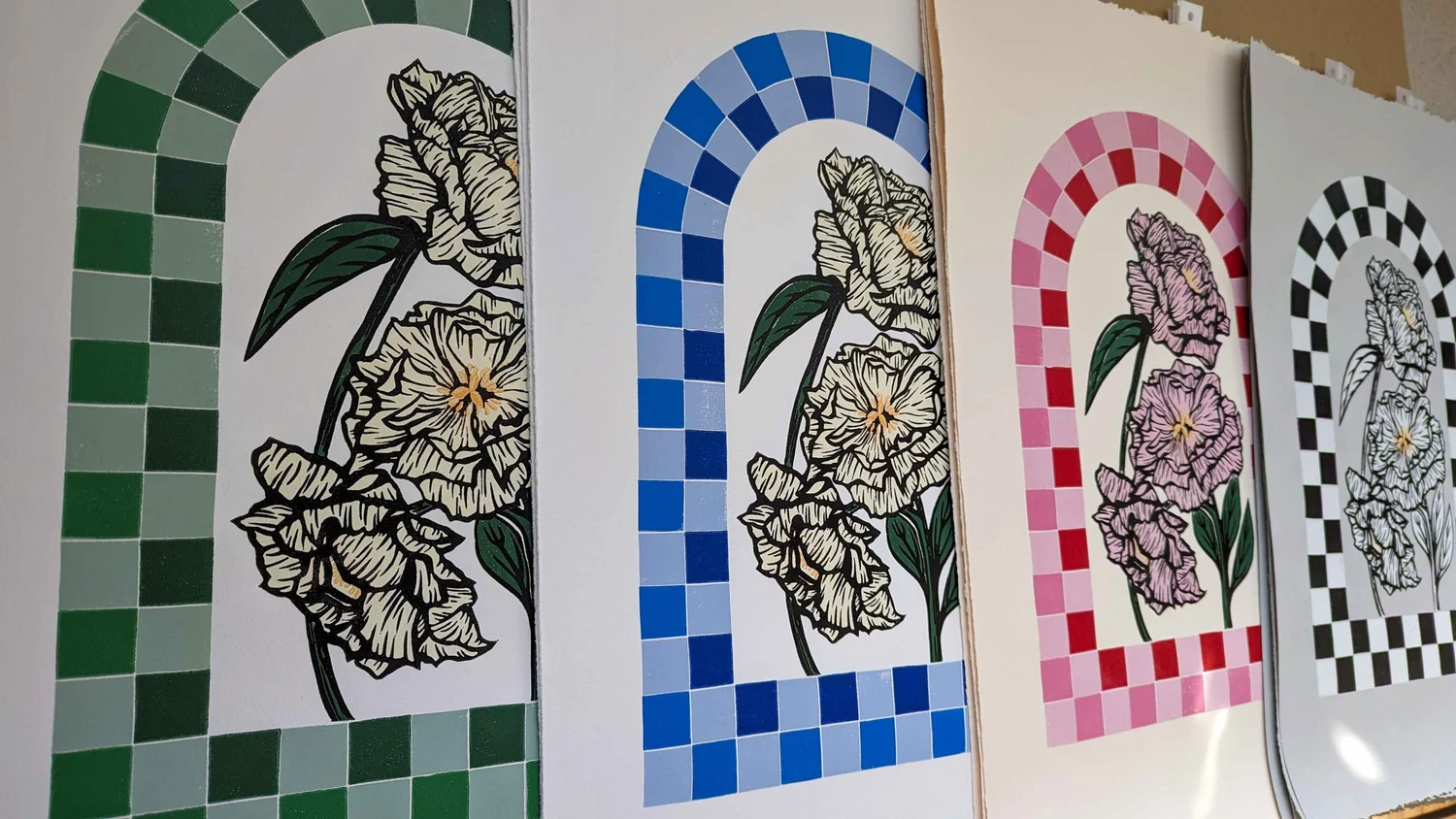 Exploring Reduction Printmaking — Kate Michelle Design