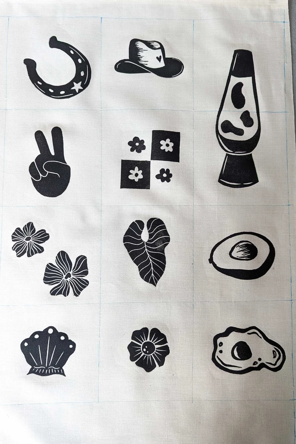 Lino Block Printing on Fabric: Materials, Techniques, + Tips — Kate ...