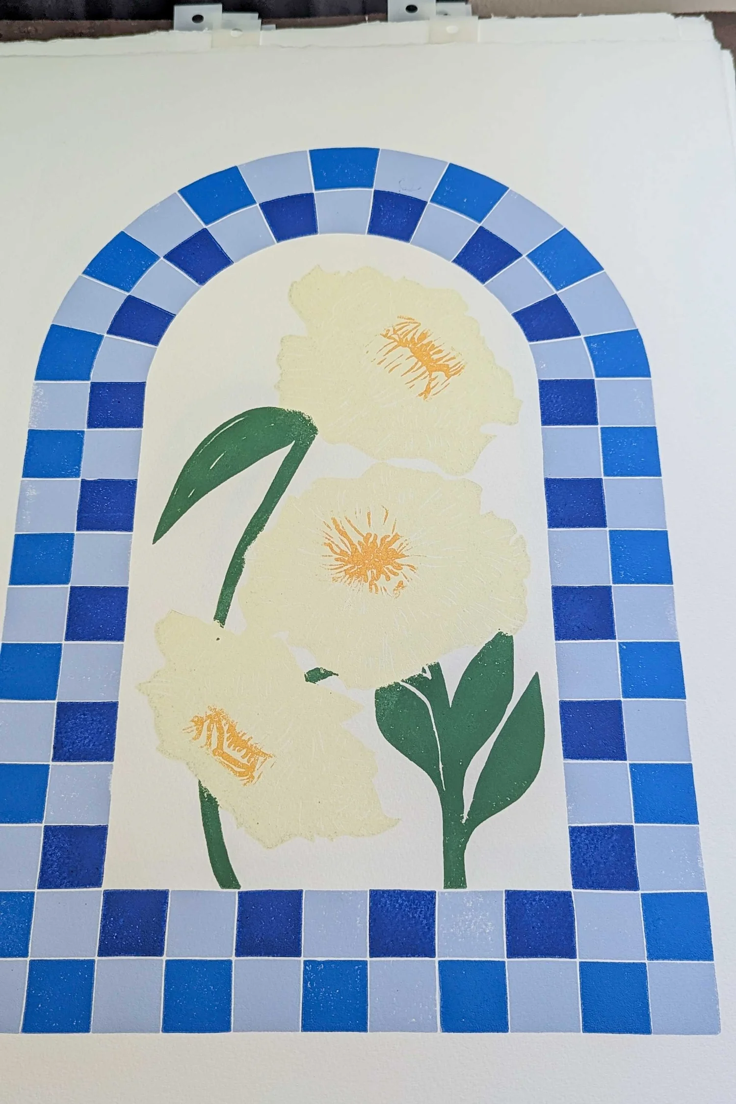 Exploring Reduction Printmaking — Kate Michelle Design