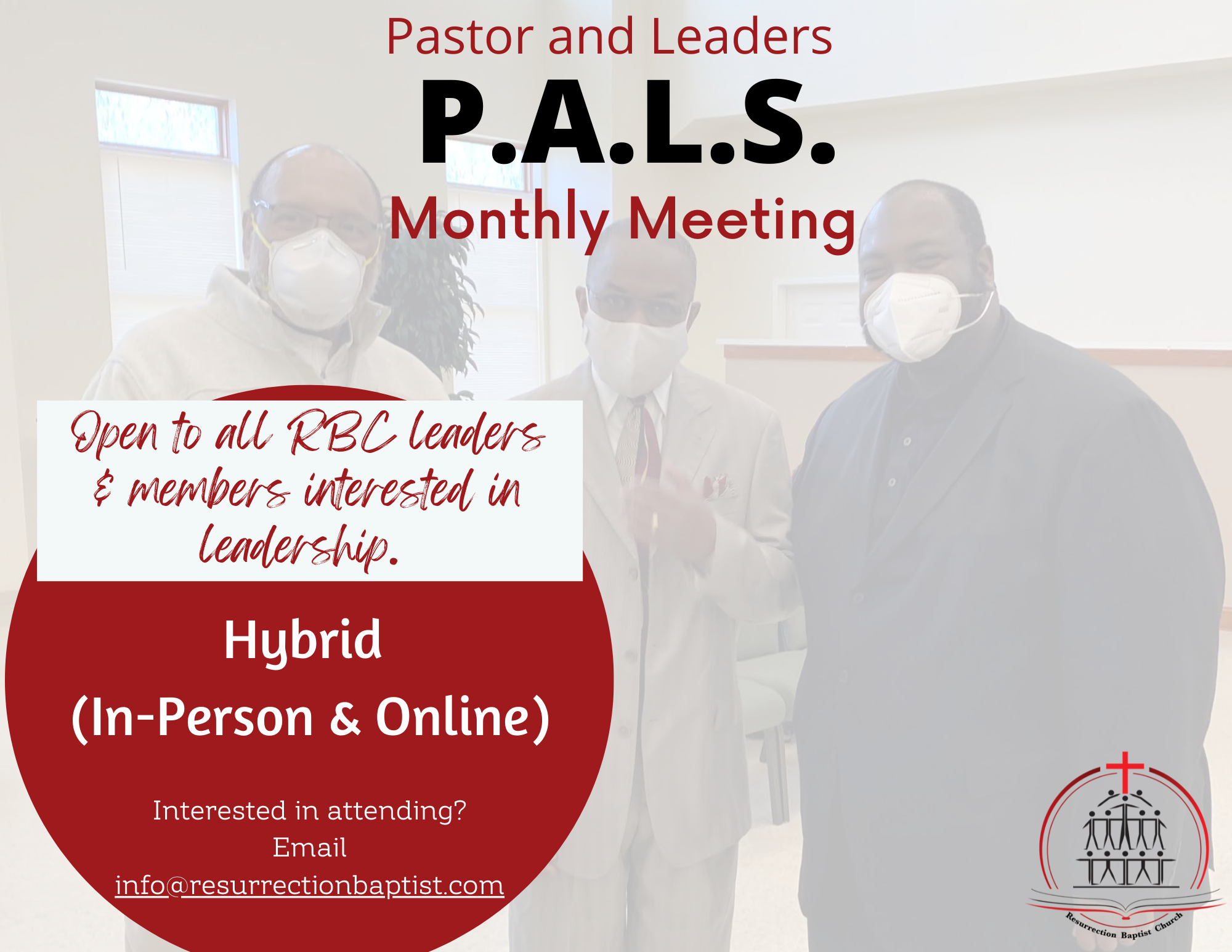 Monthly PALs Meeting — Resurrection Baptist Church