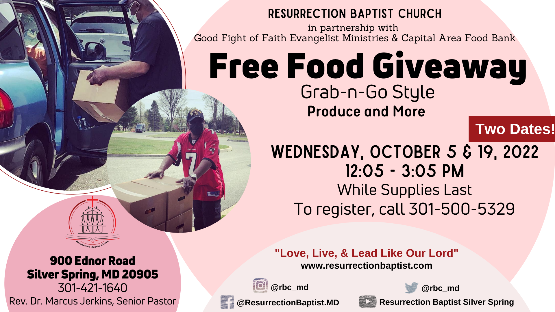 Free Food Giveaway — Resurrection Baptist Church