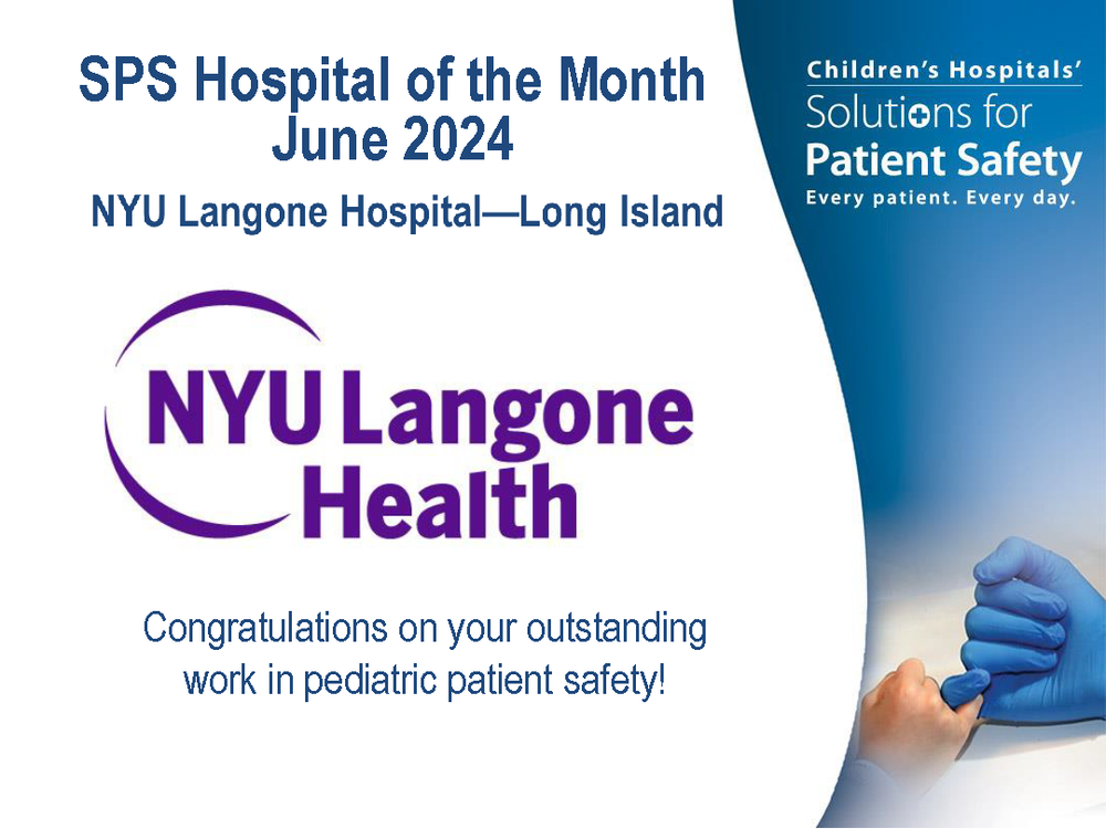 SPS Spotlight — Solutions for Patient Safety