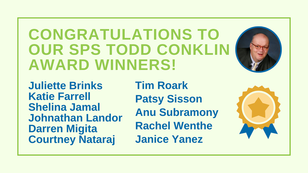 SPS Todd Conklin Award Winners — Solutions for Patient Safety