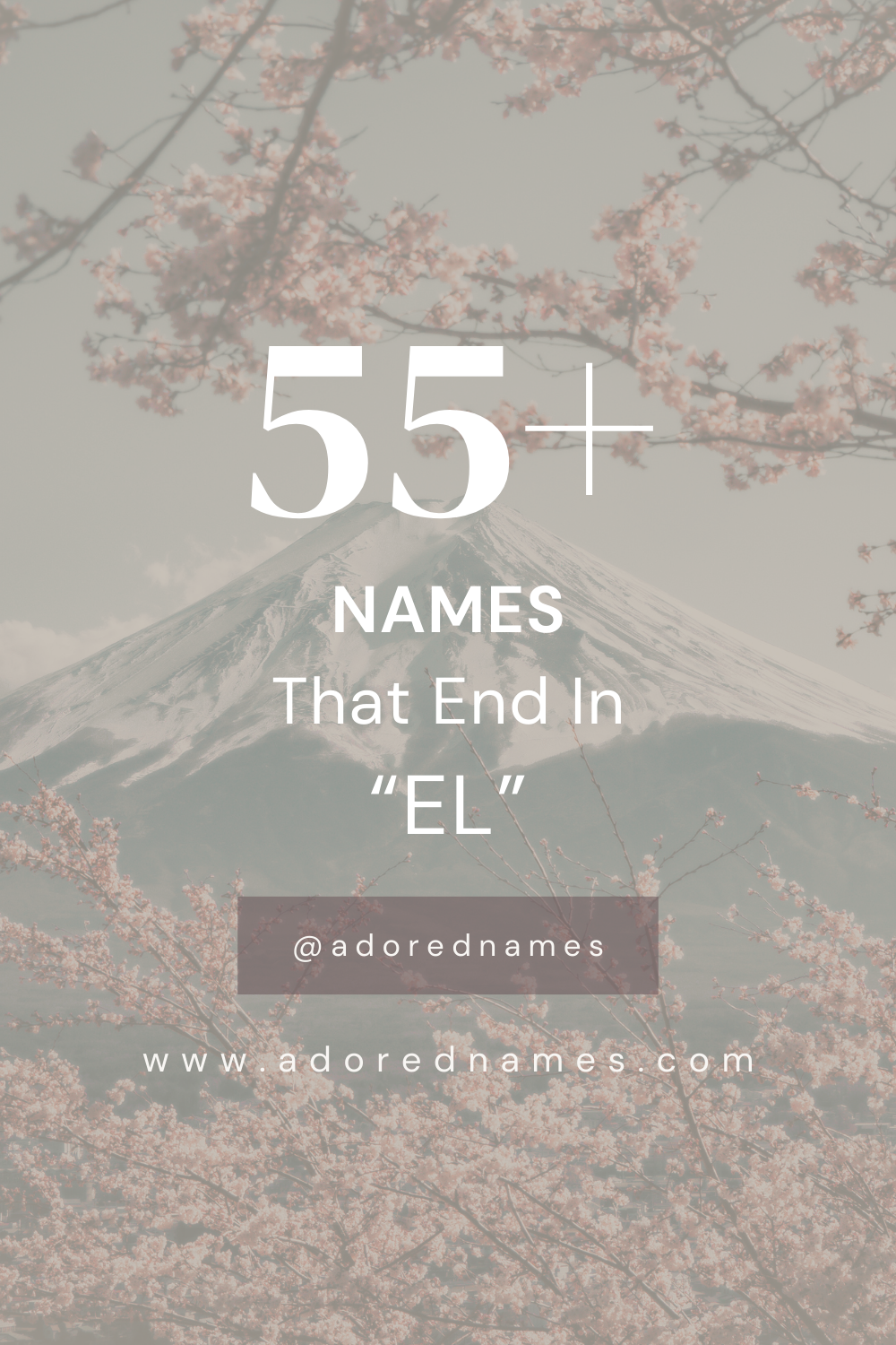 Names That End In EL — Adored Names