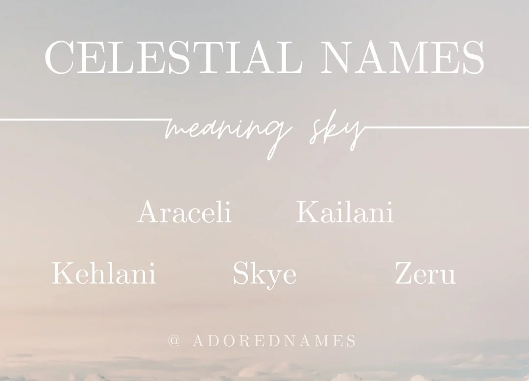 Astronomy Names And Their Meanings — Adored Names