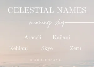 Astronomy Names And Their Meanings — Adored Names