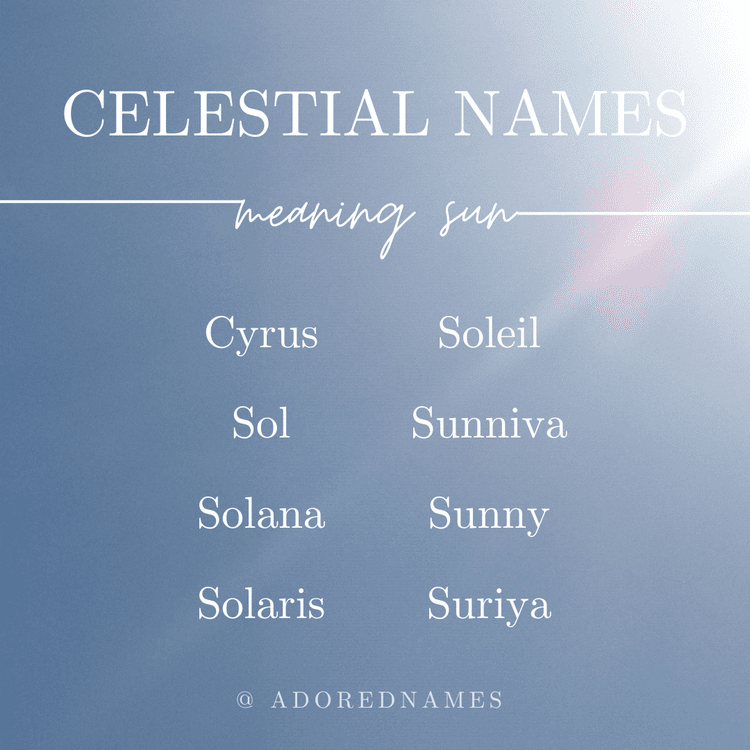 Astronomy Names And Their Meanings — Adored Names