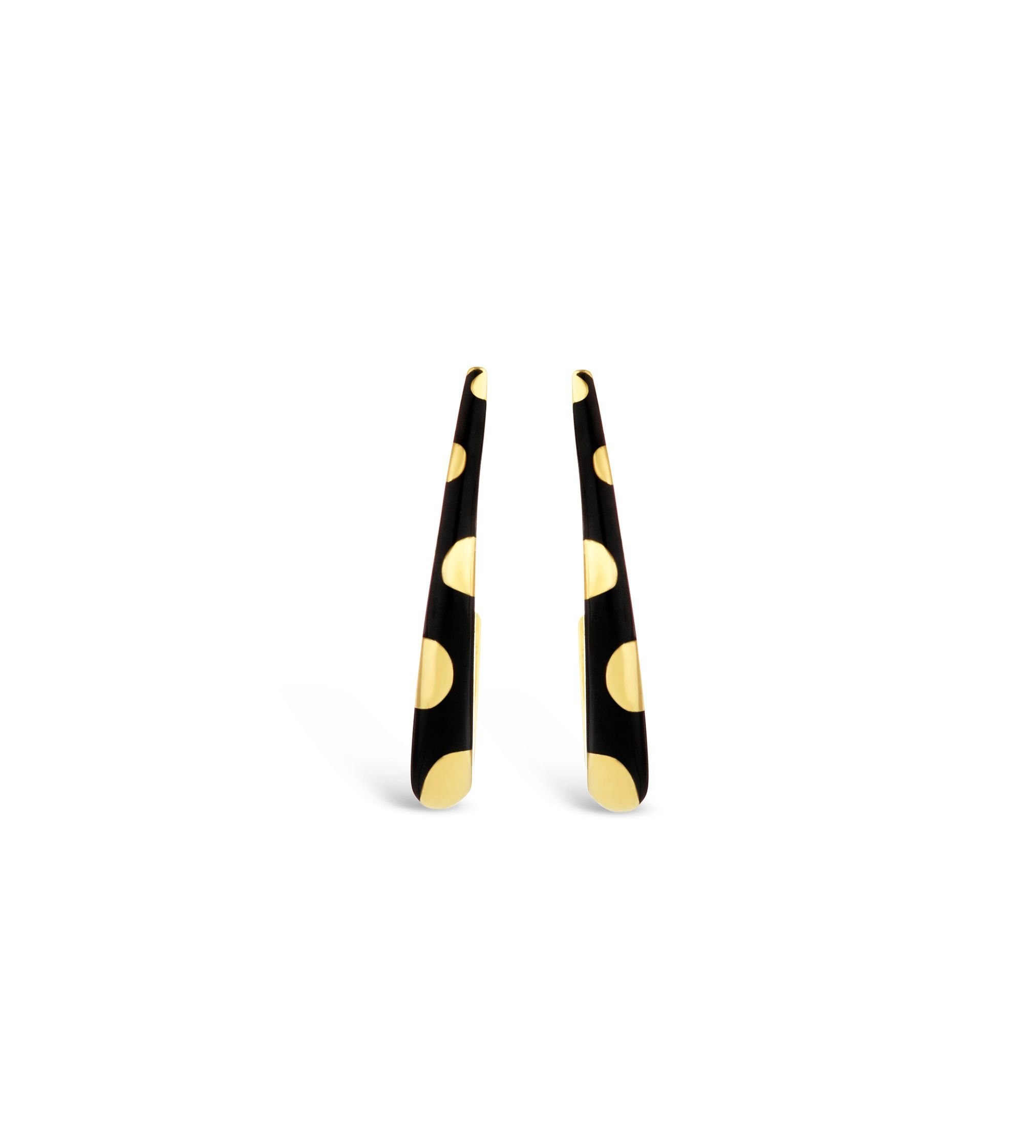 Memphis Dot Candy| Dot Hoop Earrings |Enamel Earrings | Alice Cicolini ...