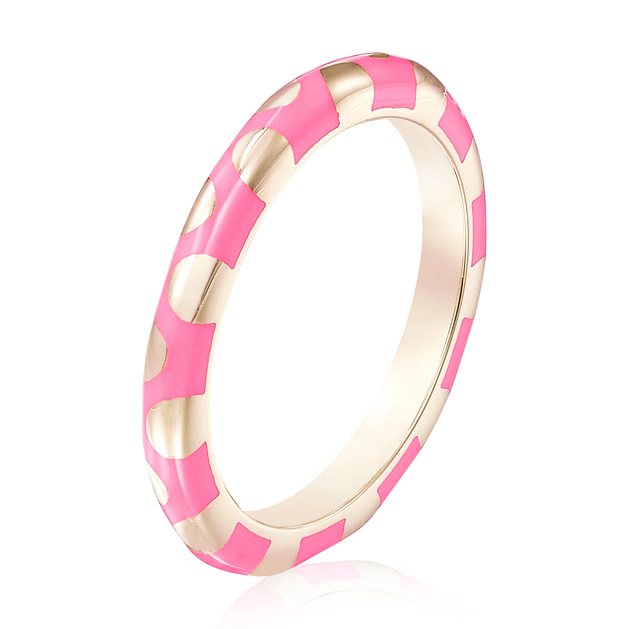 Memphis Candy| Candy Dot Band | Single Tone Enamel Band| Alice Cicolini ...