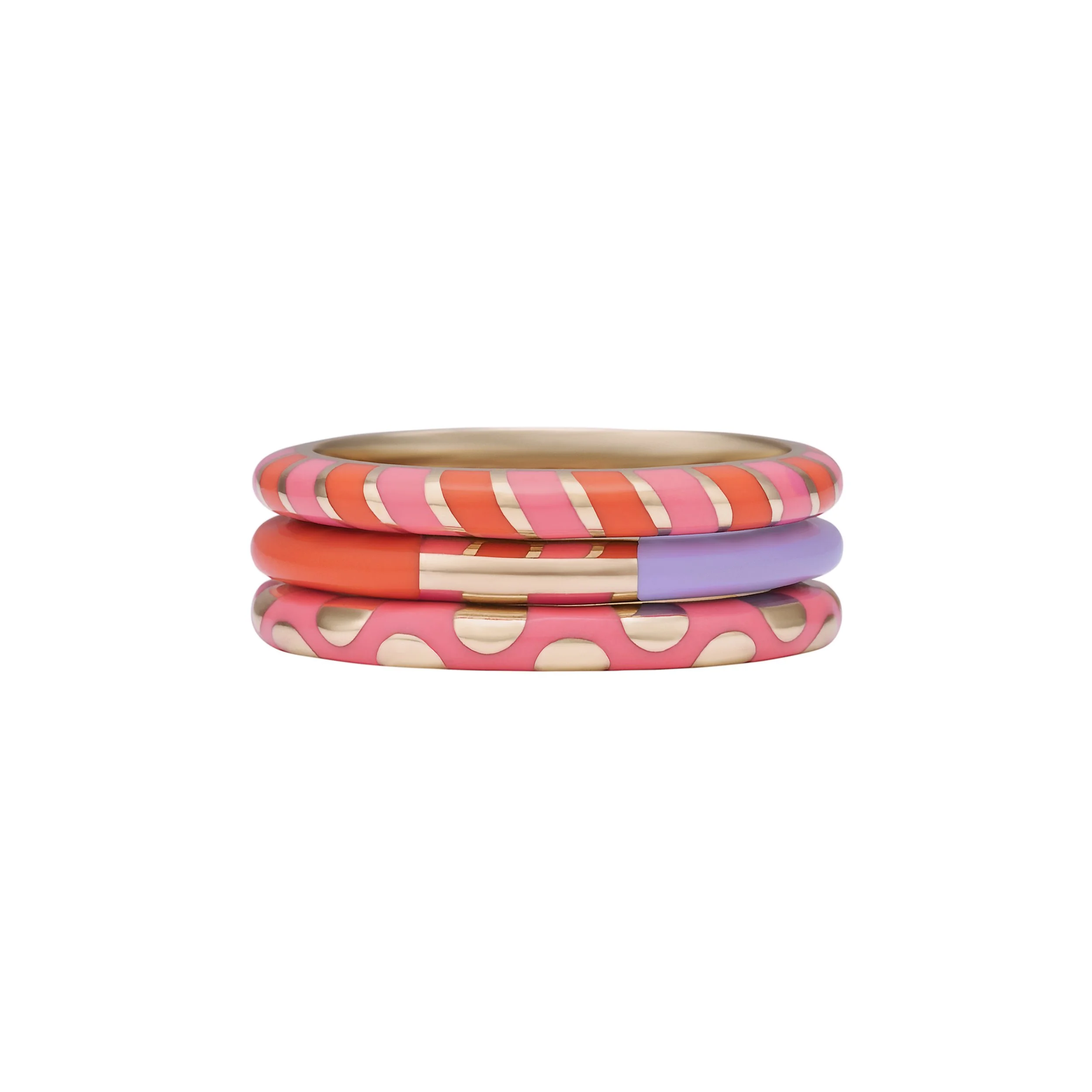 Memphis Candy| Neon Enamel Ring | Triple Stack Band | Alice Cicolini Jewellery| — Alice Cicolini