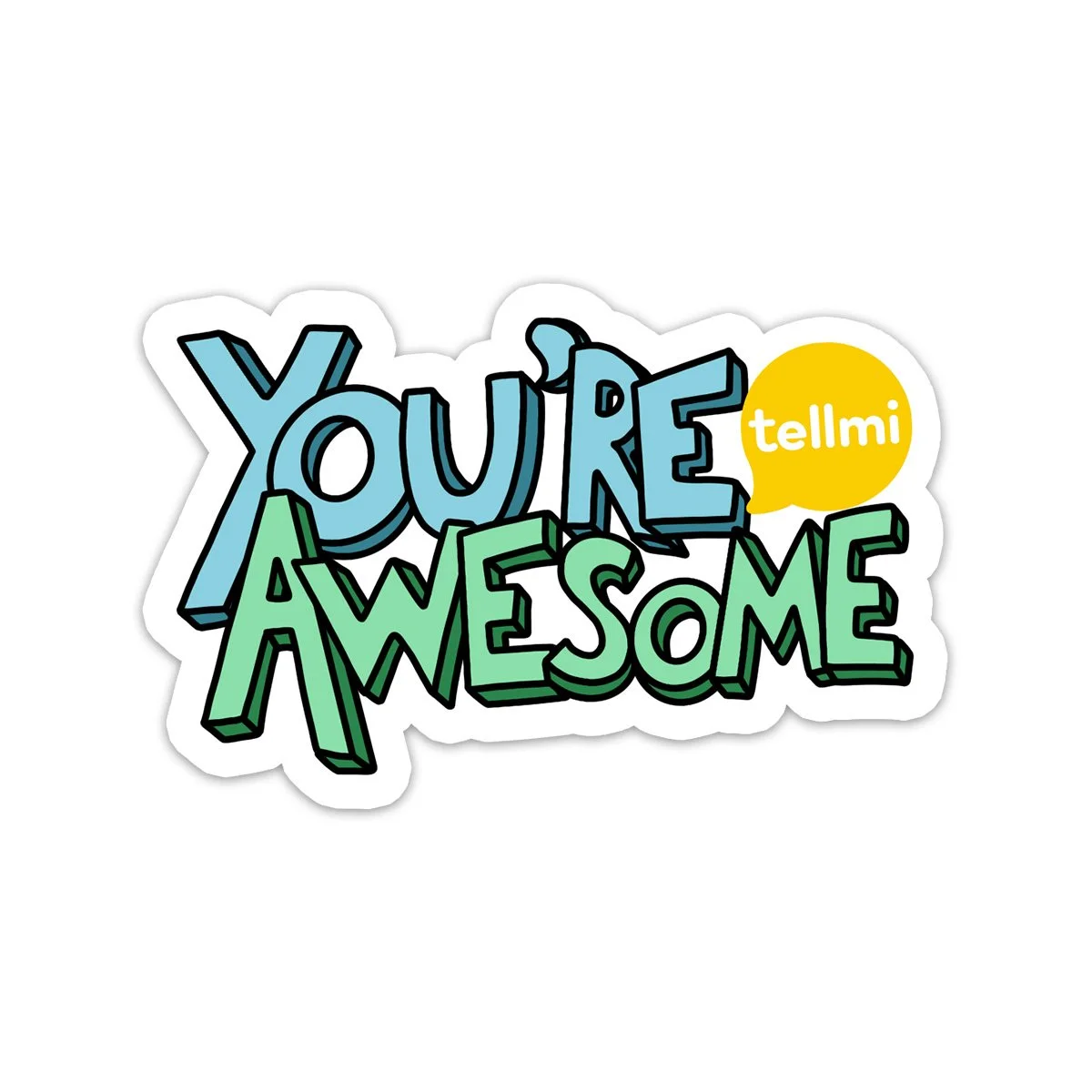 Affirmations Stickers — Tellmi
