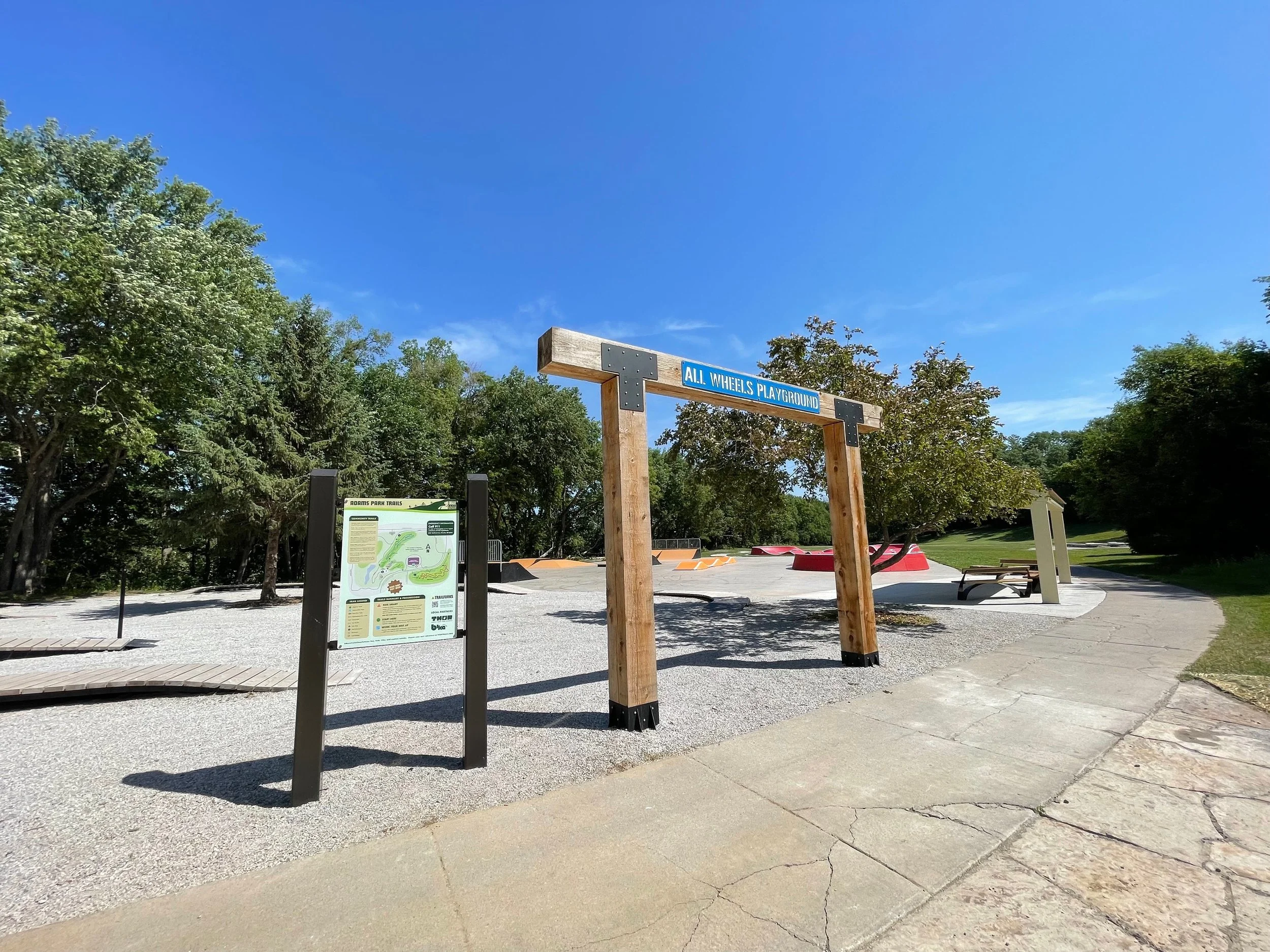 Adams Park Natural Surface Trails Project — Trails Have Our Respect