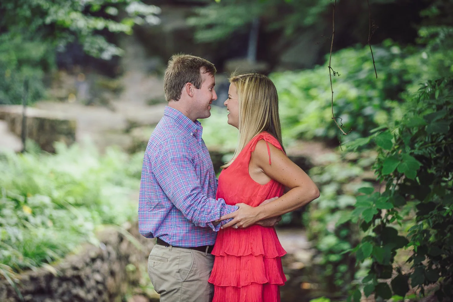 Falls Park Engagement Session | Evan & Adair — J. Richard Photography