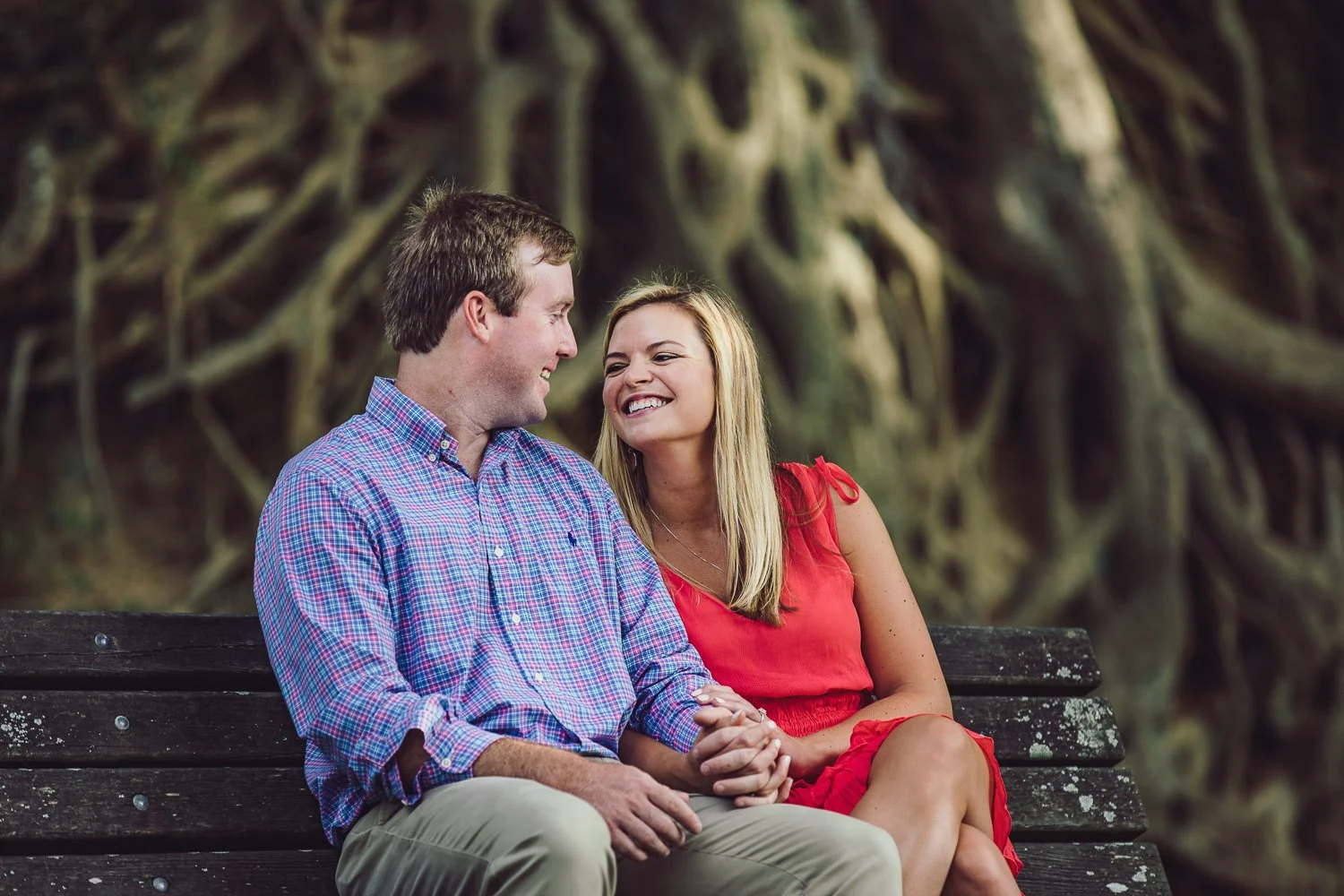 Falls Park Engagement Session | Evan & Adair — J. Richard Photography