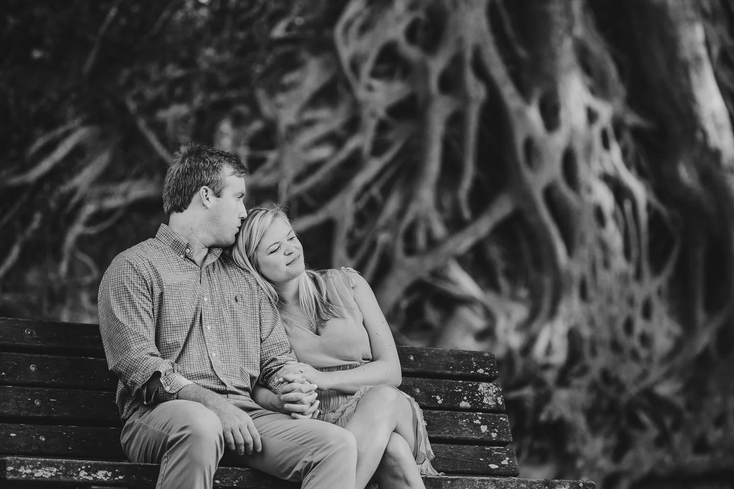 Falls Park Engagement Session | Evan & Adair — J. Richard Photography