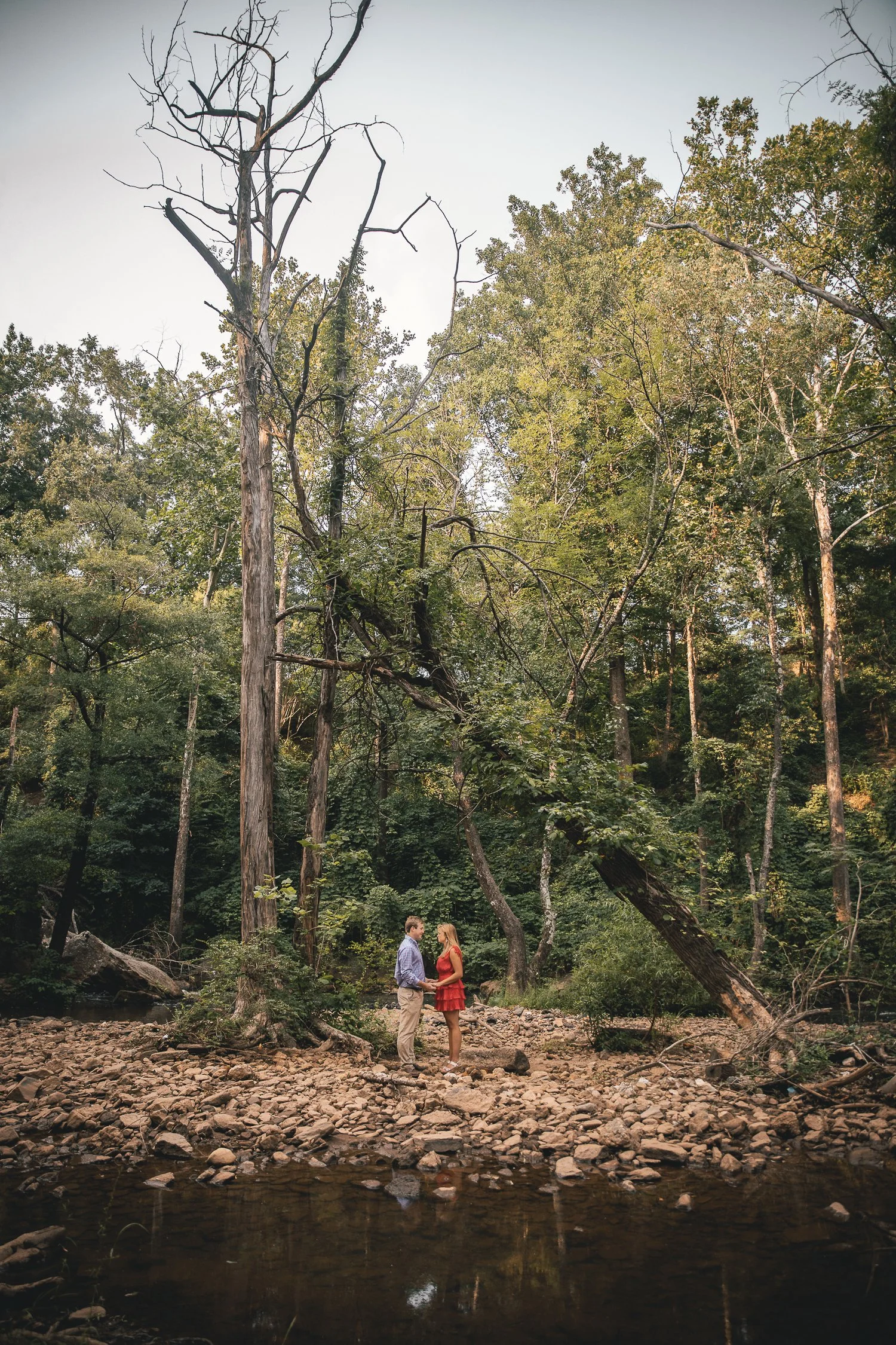 Falls Park Engagement Session | Evan & Adair — J. Richard Photography