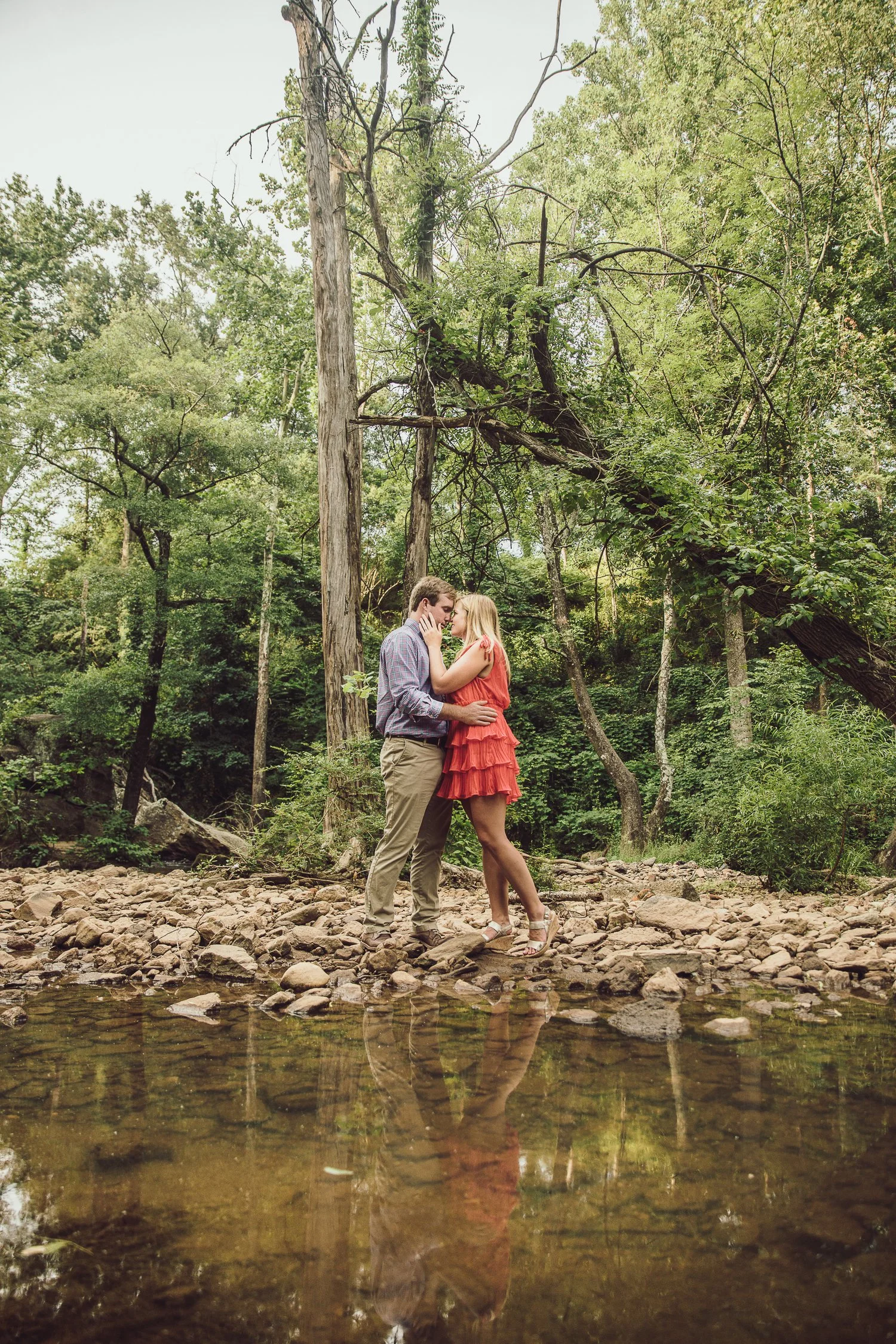 Falls Park Engagement Session | Evan & Adair — J. Richard Photography