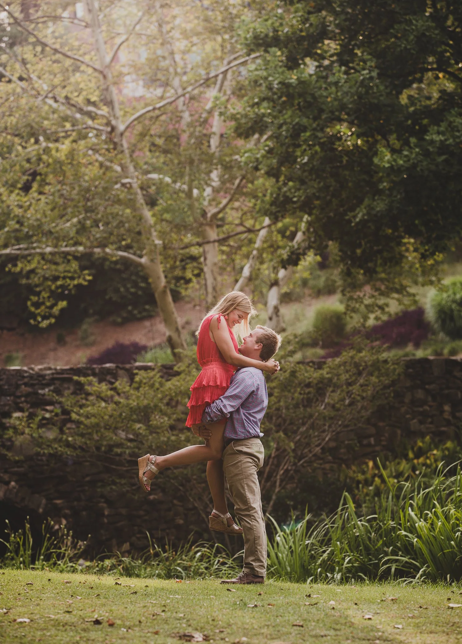 Falls Park Engagement Session | Evan & Adair — J. Richard Photography