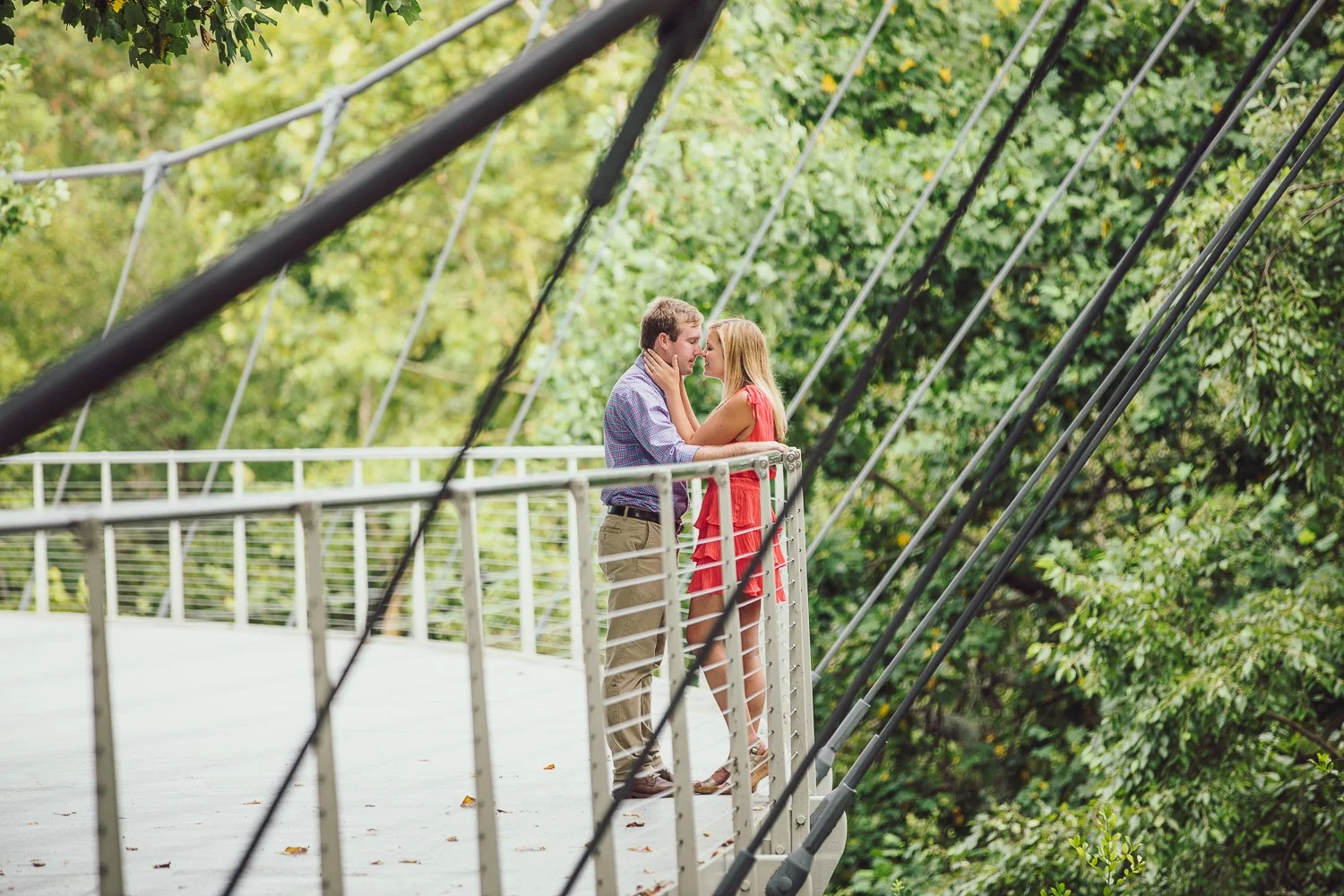 Falls Park Engagement Session | Evan & Adair — J. Richard Photography