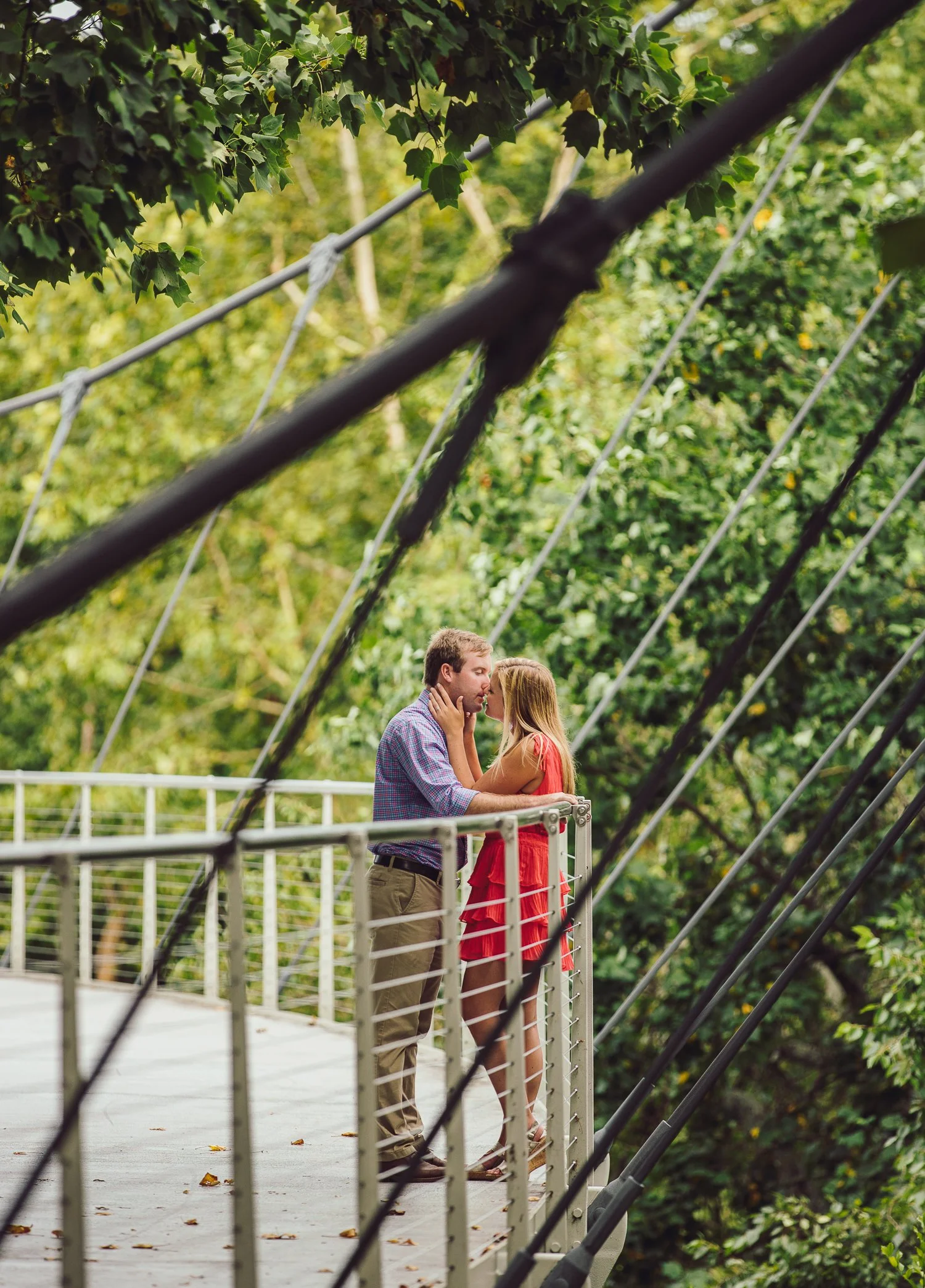 Falls Park Engagement Session | Evan & Adair — J. Richard Photography