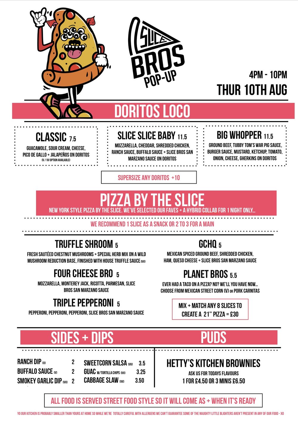 Slice Bros + Planet Caravan collaboration - New York style Pizza ...