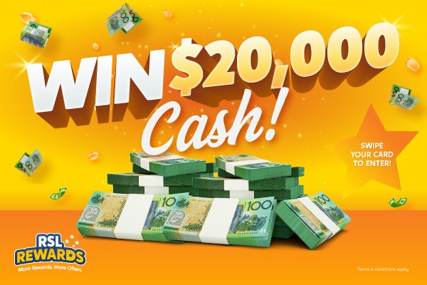 20k Giveaway — Horsham RSL