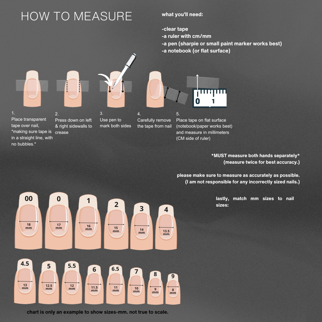SIZING — innerbloom nails