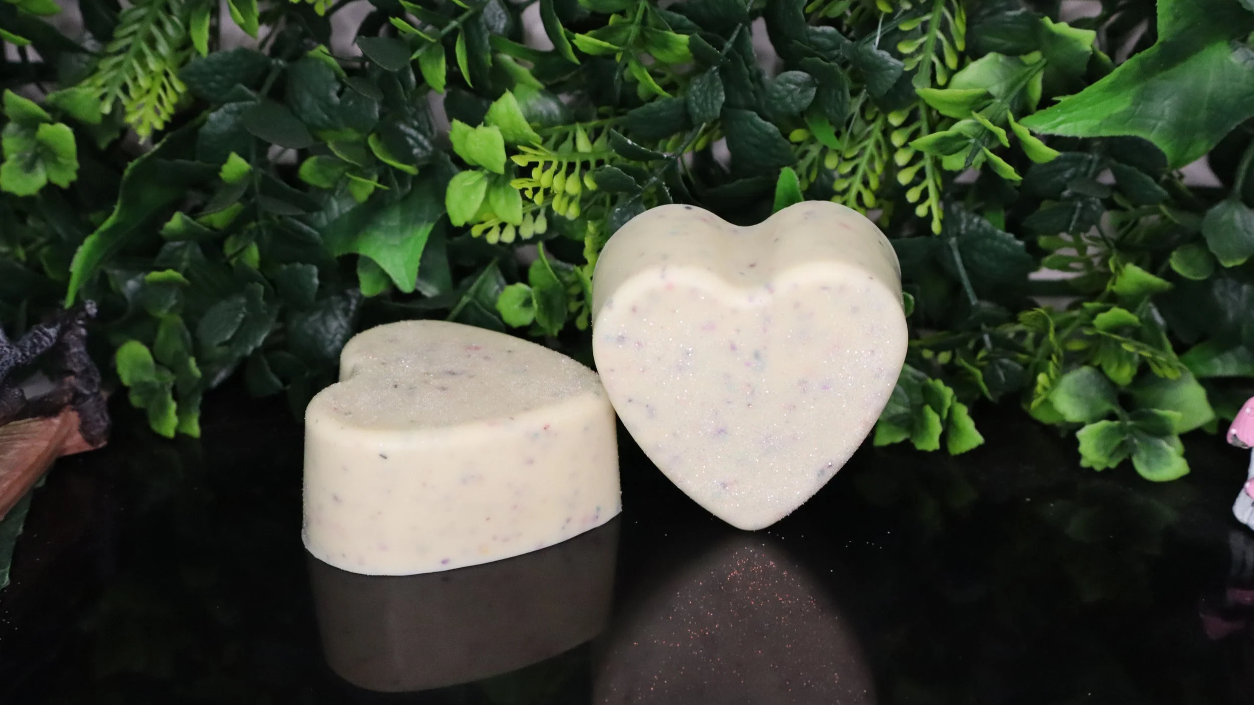 Black Raspberry & Vanilla Goats Milk Confetti Soap 90gr ~ White Heart ...