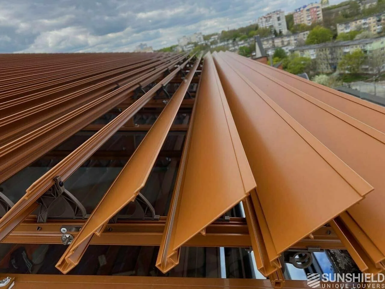 External Louvres | Sunshield UK