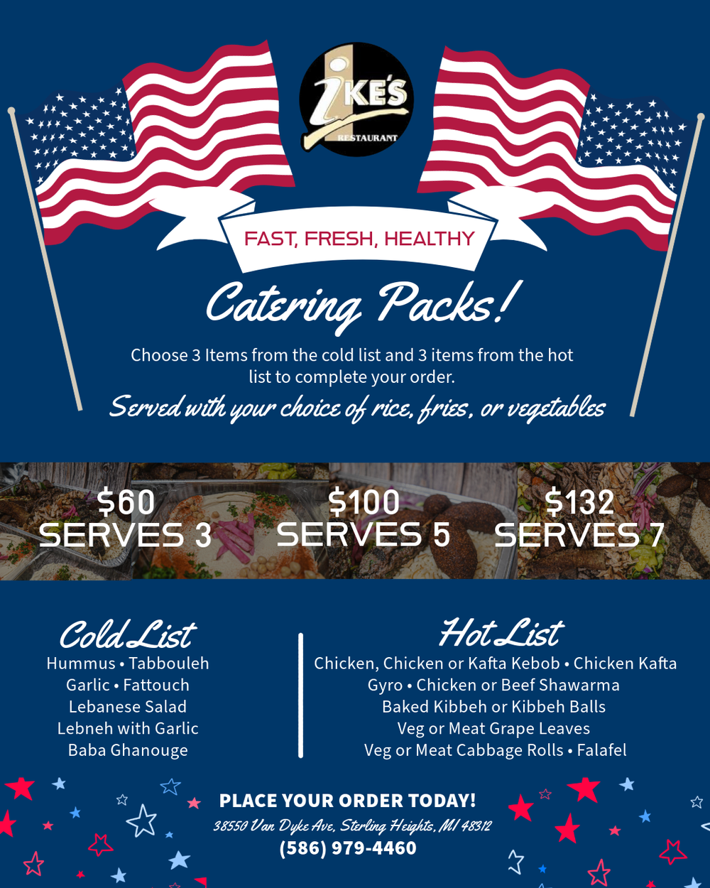 Catering — Ike's Restuarant