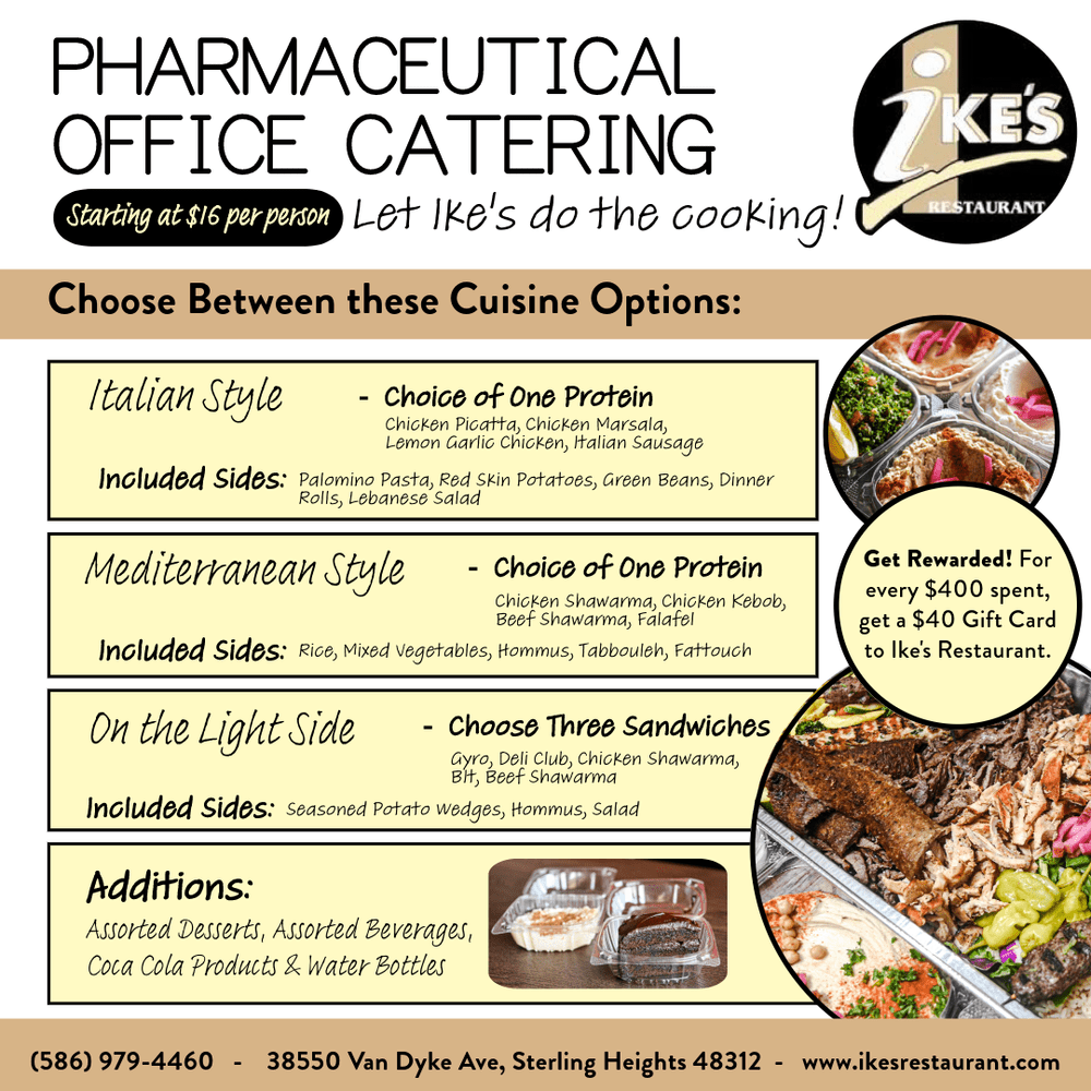 Catering — Ike's Restuarant