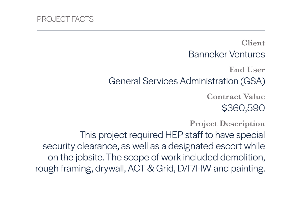EAC Basement & Second Floor Renovation Project — HEP CONSTRUCTION ...
