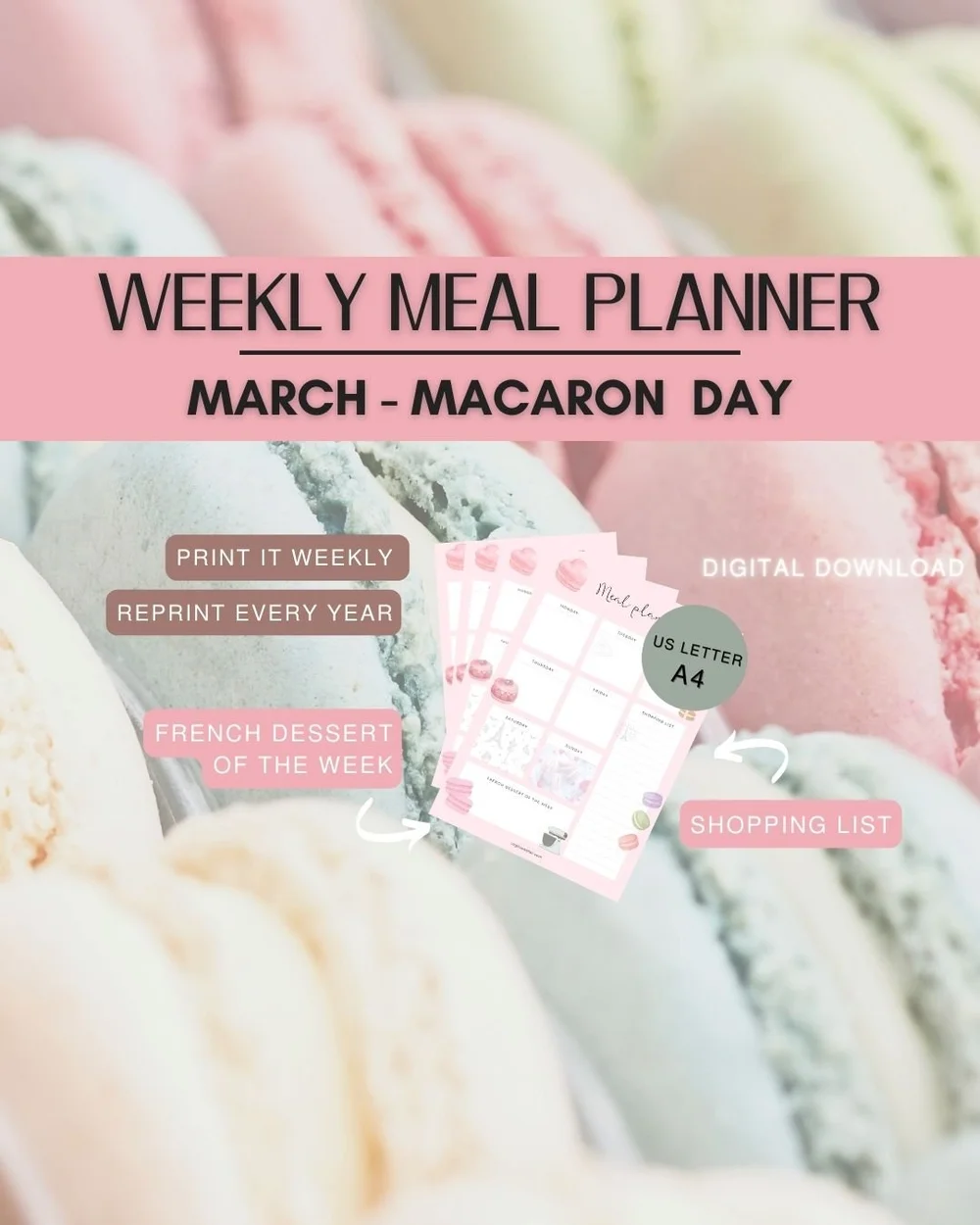 [Printable] OCTOBER Weekly Meal Planner & Grocery List | A4 , Letter ...