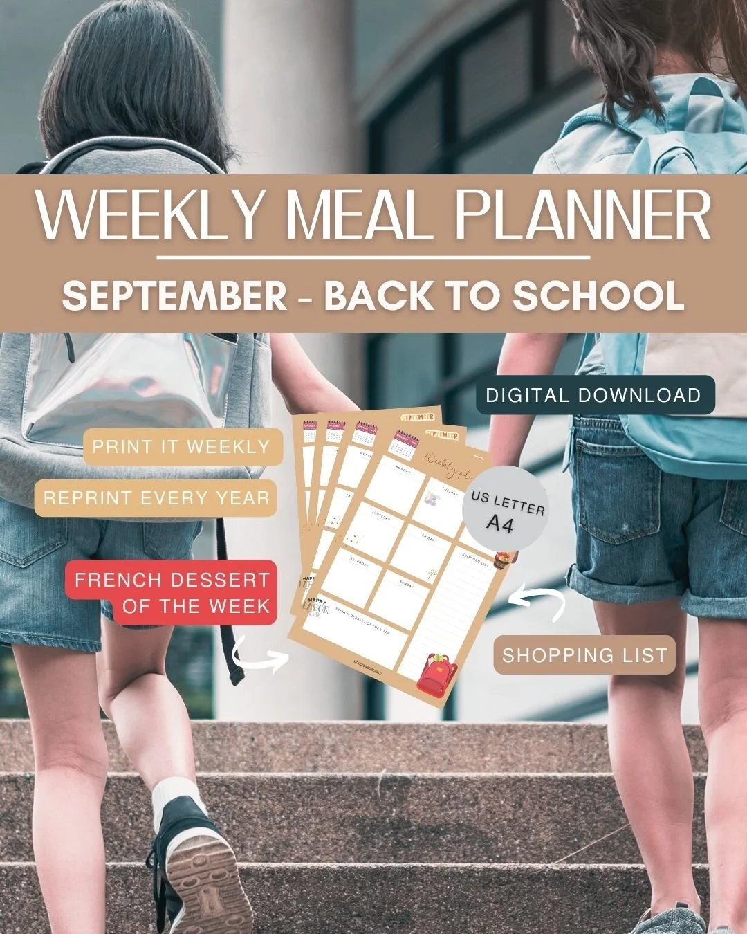 [Printable] OCTOBER Weekly Meal Planner & Grocery List | A4 , Letter ...