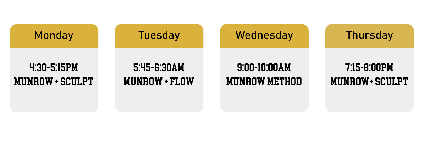Munrow Schedule — Soul City