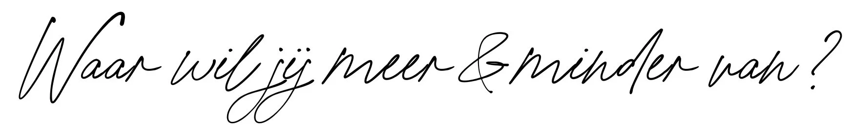 Meer&Minder | Professional Organizer | Utrecht