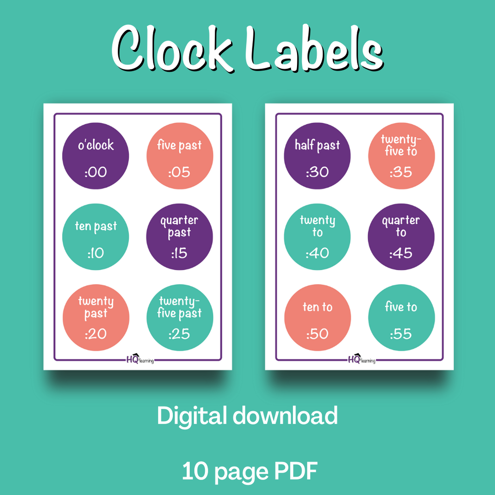 How To Label A Clock