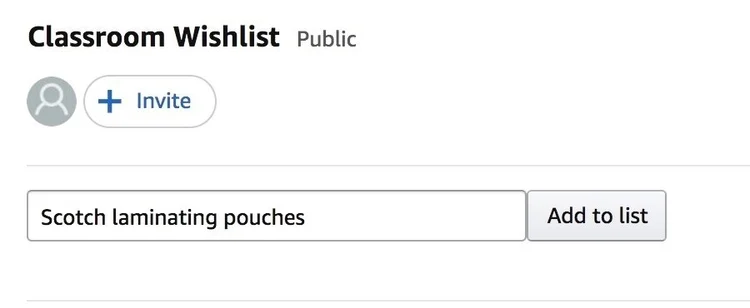 Amazon Classroom Wishlist Setup — The Caffeinated Classroom