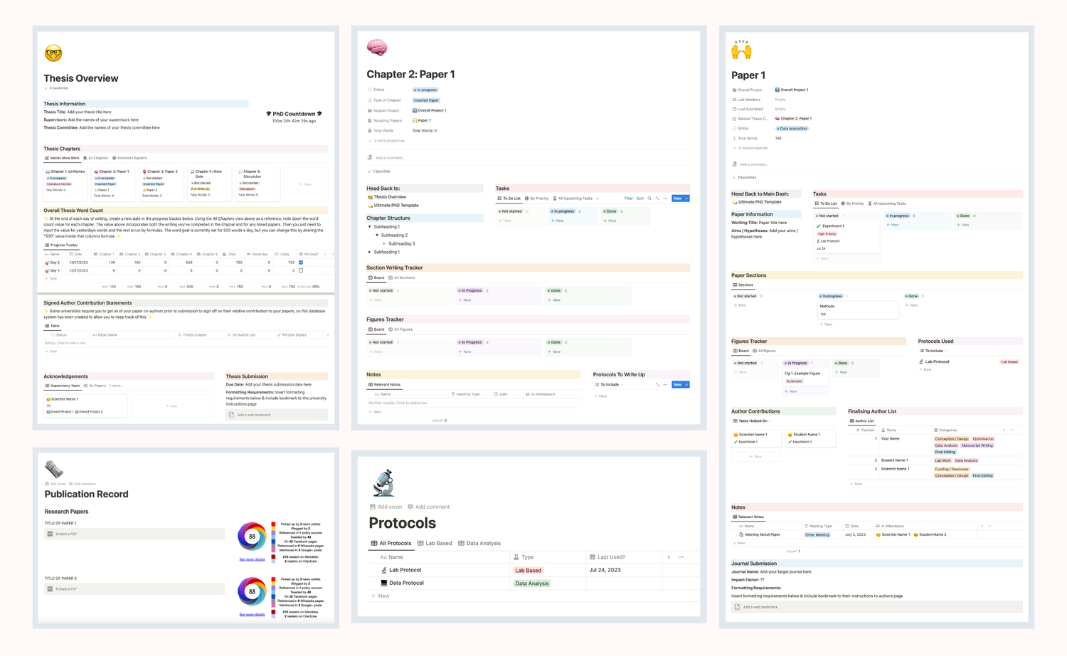 Ultimate PhD Notion Template | Pitch Science